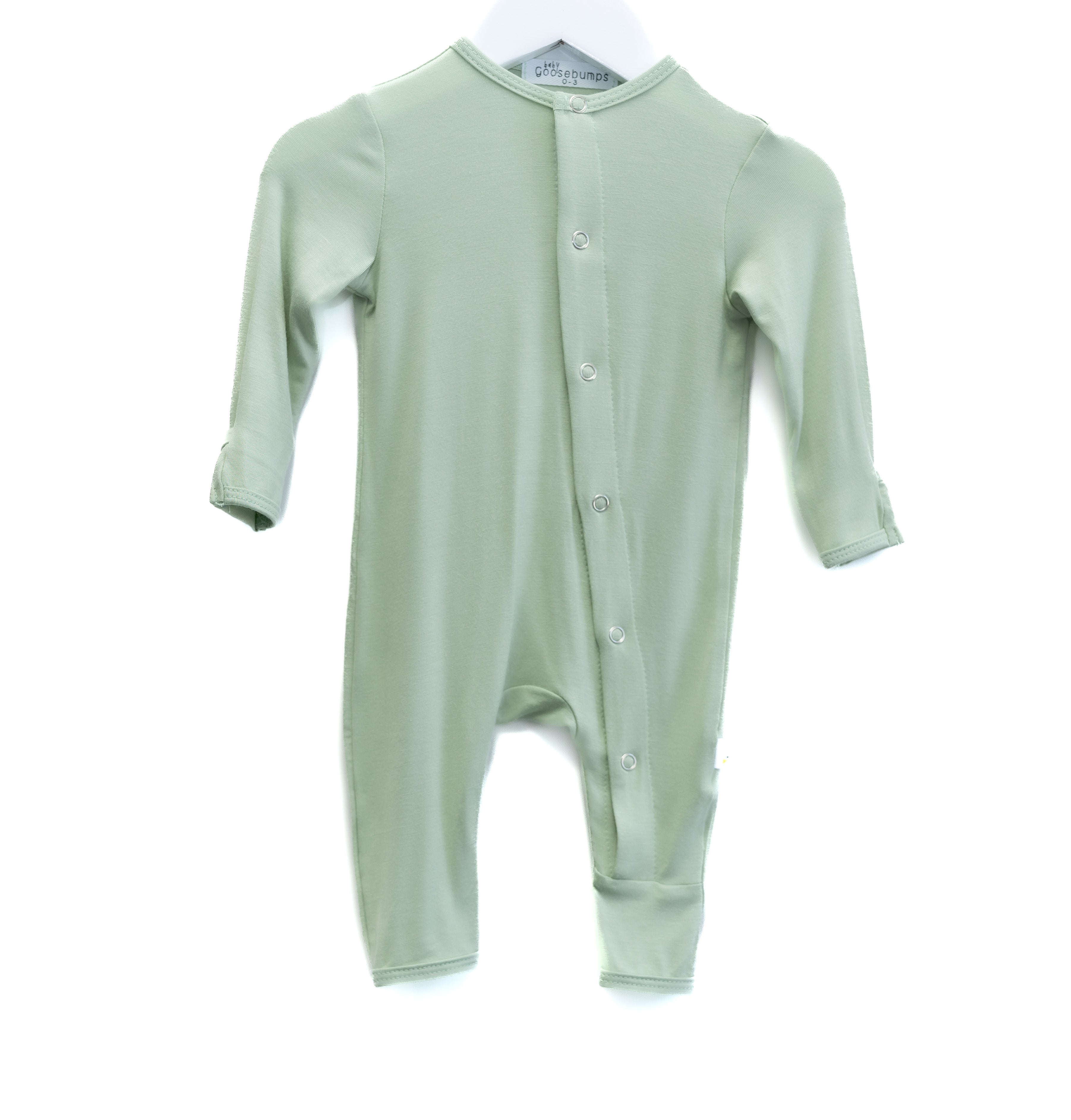 sage / one piece snap – Goosebumps Shop